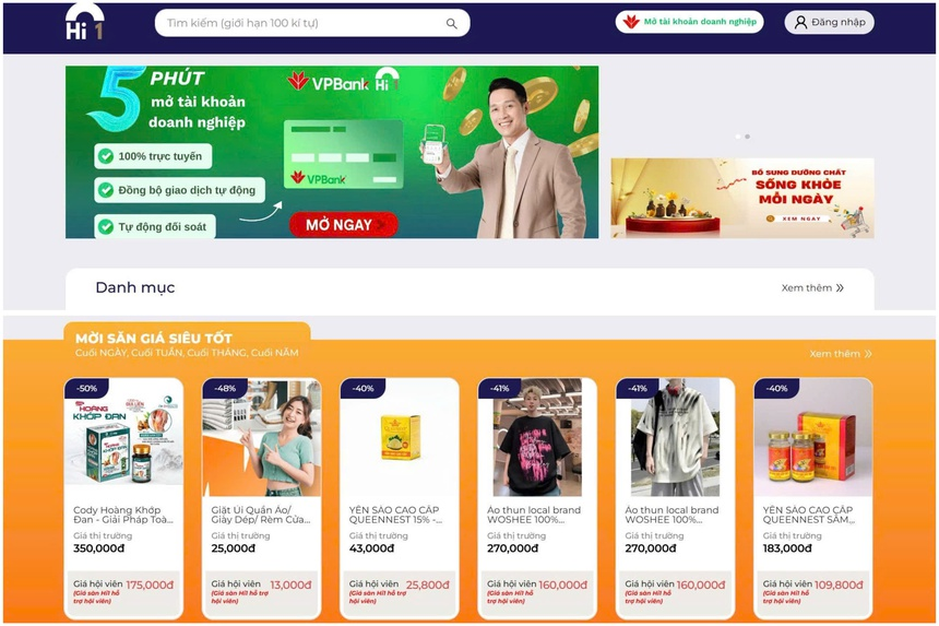 Chính thức ra mắt sàn thương mại điện tử thuần Việt đầu tiên Hi1