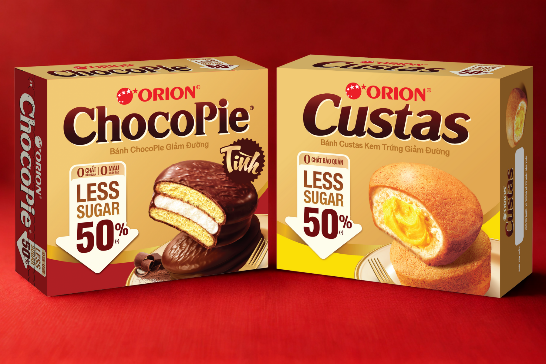 Orion ra mắt dòng sản phẩm “Less sugar - giảm đường”
