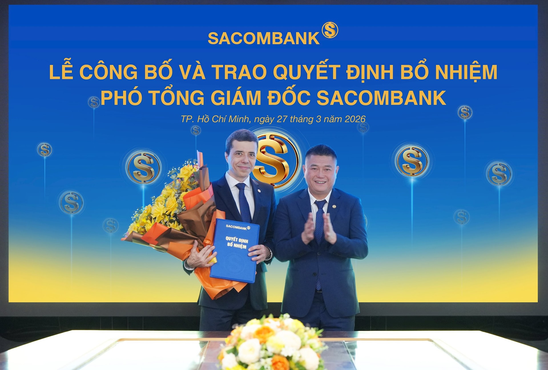 SACOMBANK bổ nhiệm ông Loic Faussier làm Phó Tổng Giám đốc, Tăng cường ...