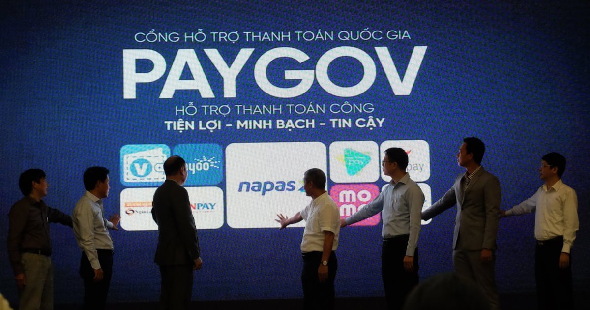 Cổng hỗ trợ thanh toán quốc gia PayGov chính thức đi vào hoạt động