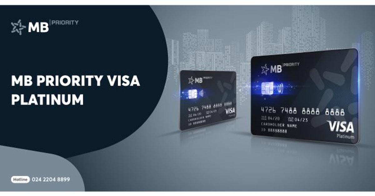 Ra mắt thẻ tín dụng quốc tế MB Priority Visa Platinum