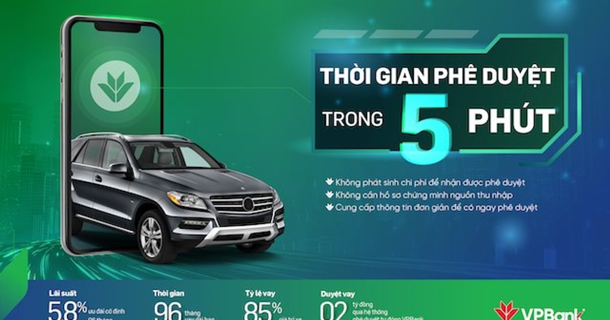 Vay mua ô tô “siêu tốc” tại VPBank chỉ trong 5 phút
