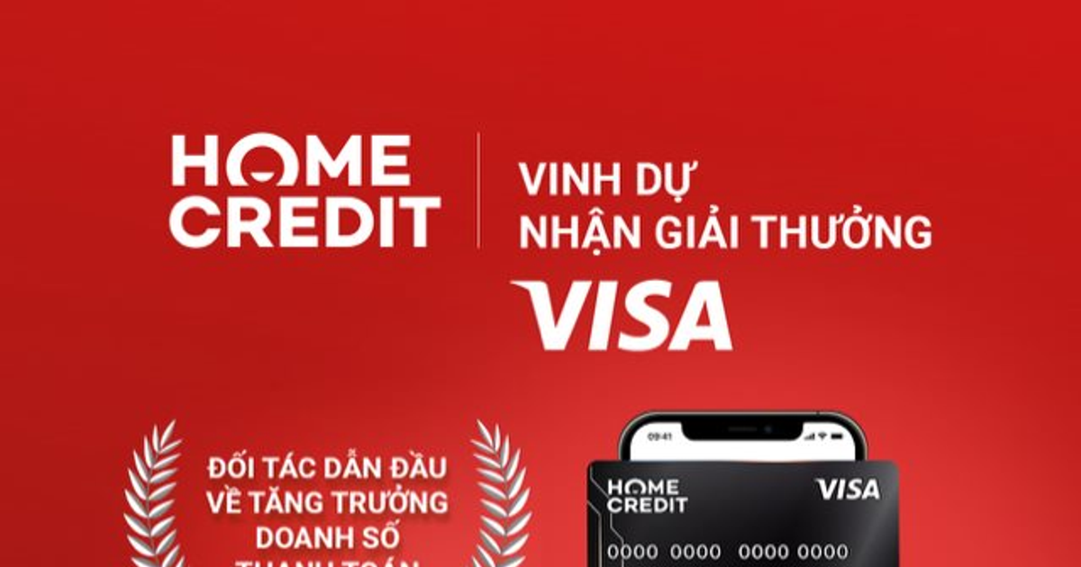 Home Credit nhận hai giải thưởng của Visa Award 2021
