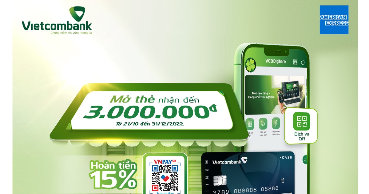 Bùng nổ ưu đãi cùng thẻ Vietcombank American Express