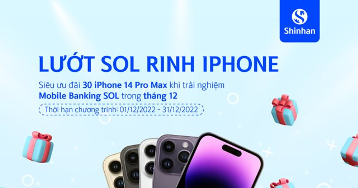 Cơ hội nhận Iphone 14 Pro Max khi đăng nhập Internet Banking/Mobile ...