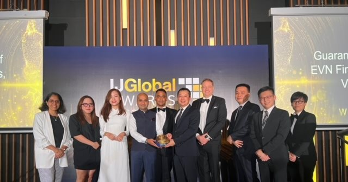 EVNFinance nhận giải thưởng IJGlobal Awards 2022 cho giao dịch trái ...