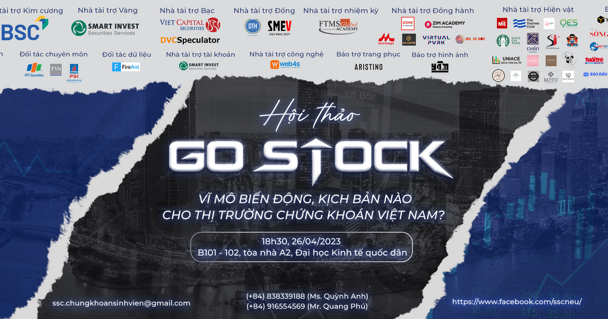 Hội thảo Go Stock 2023 ghi nhận hơn 800 đơn đăng ký tham dự