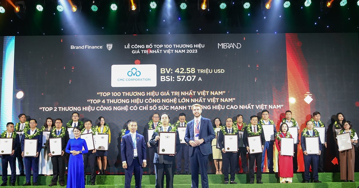 CMC vươn lên vị trí số 2 về thương hiệu công nghệ có chỉ số sức mạnh ...