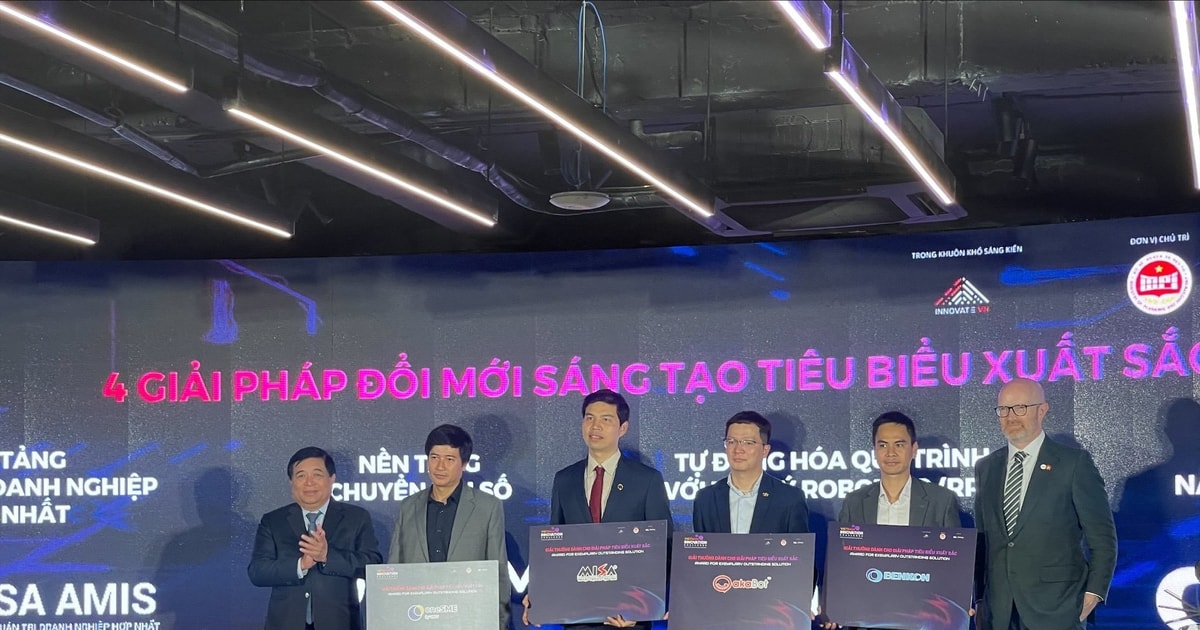 Vinh danh các giải pháp đổi mới sáng tạo xuất sắc năm 2023