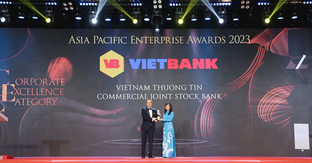 Vietbank nhận giải thưởng doanh nghiệp xuất sắc châu Á 2023