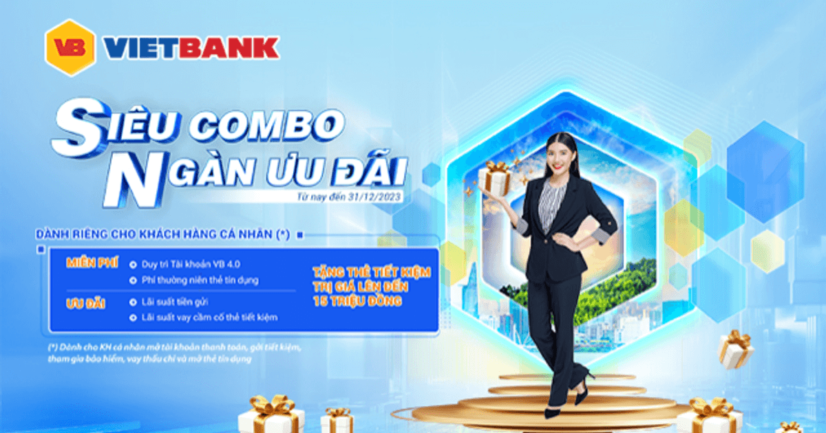 Vietbank triển khai các gói combo đa tiện ích dành cho khách hàng
