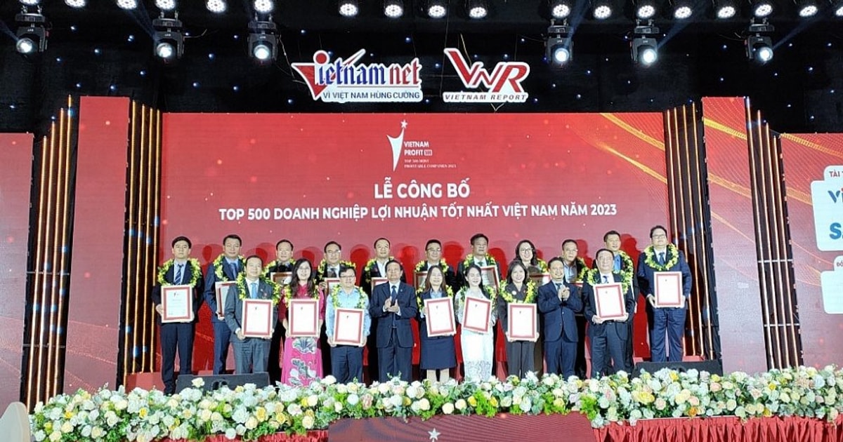 Công bố Top 500 Doanh nghiệp lợi nhuận tốt nhất Việt Nam năm 2023