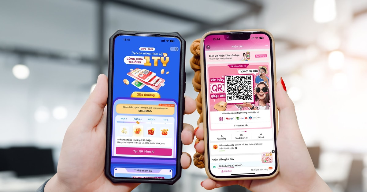 Mã QR nhận tiền MoMo khẳng định bản sắc cá nhân của người dùng qua tính ...
