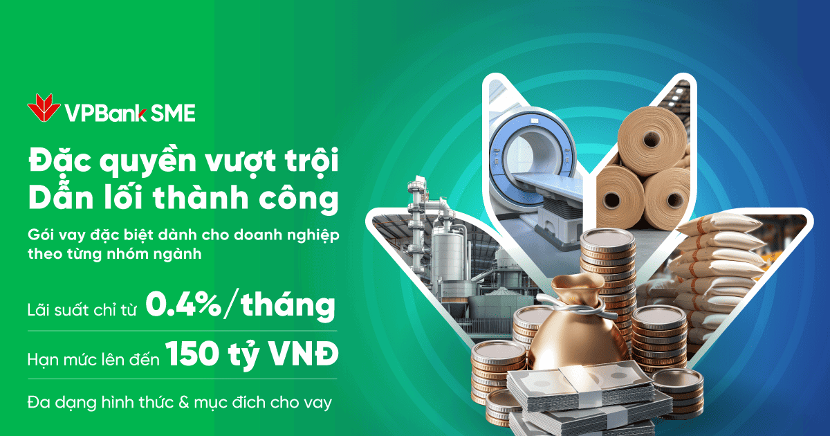 VPBank: Ngân hàng có nhiều chính sách ưu đãi dành cho các ngành chuyên biệt