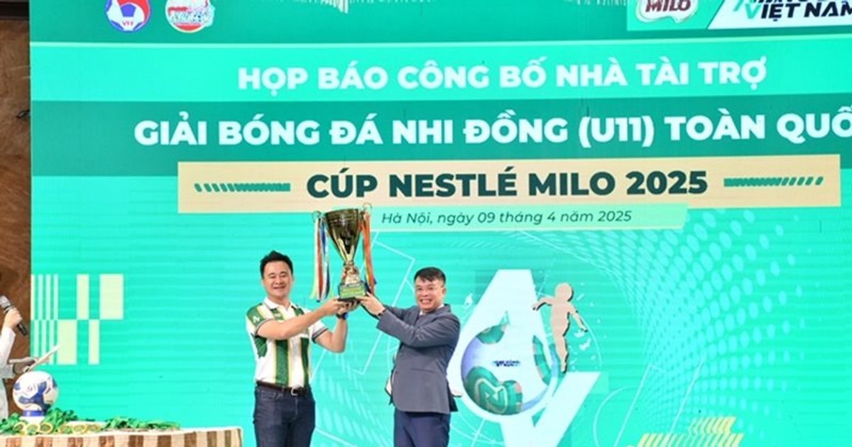 Nestlé MILO tiếp tục đồng hành cùng Giải Bóng đá Nhi đồng toàn quốc 2025